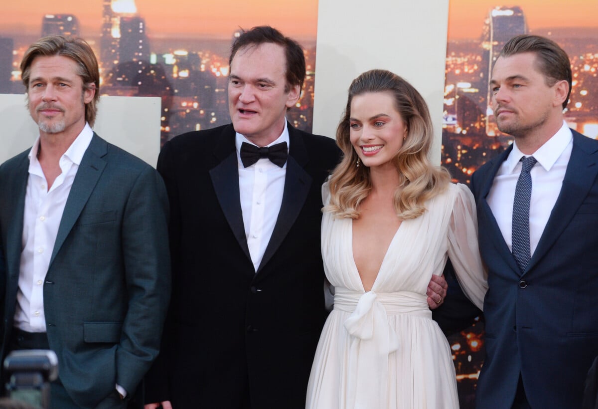 Photo : Brad Pitt, Quentin Tarantino, Margot Robbie, Leonardo DiCaprio ...