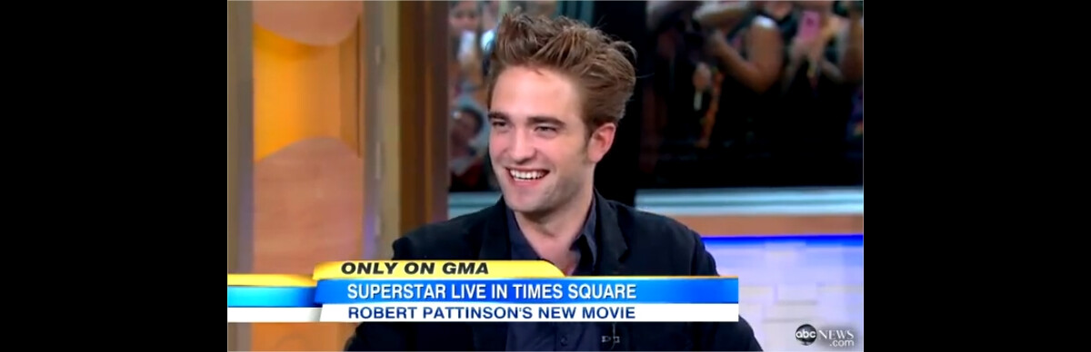 Vidéo : Robert Pattinson dans Good Morning America - PureBreak