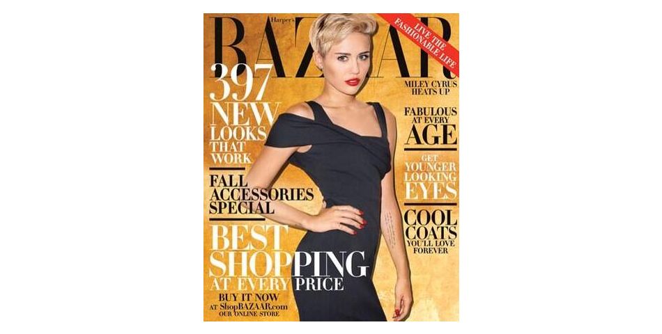 Miley Cyrus en couv' du magazine Harper Bazaar's - Purebreak