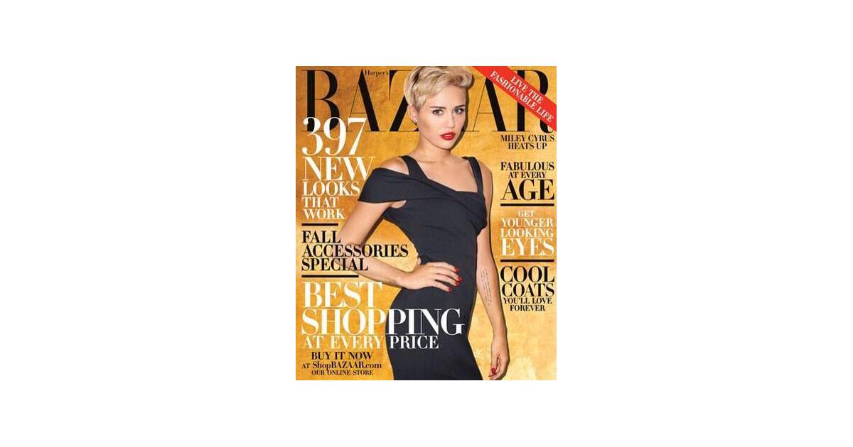 Miley Cyrus en couv' du magazine Harper Bazaar's - Purebreak