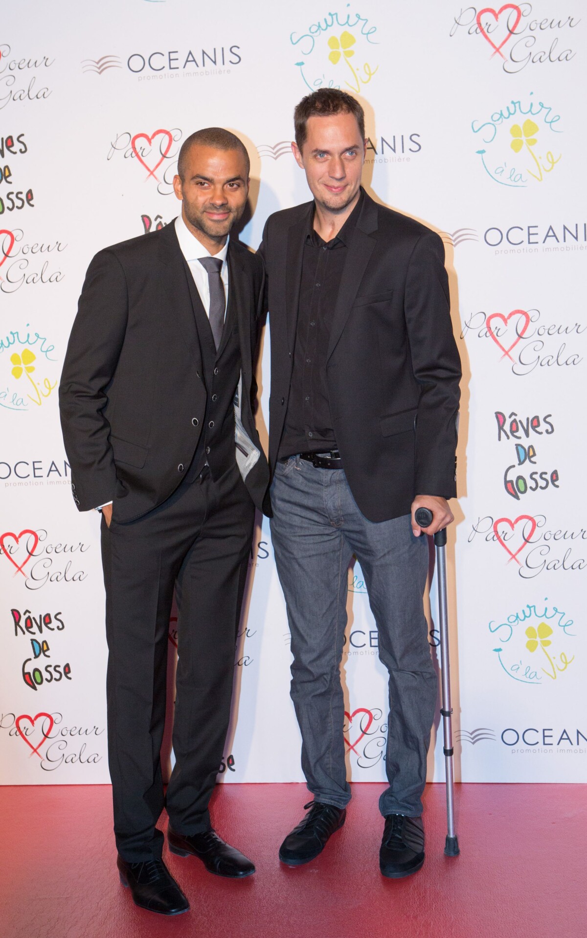 Photo : Tony Parker et Grand Corps Malade au 9ème gala Par Coeur, le 25 ...