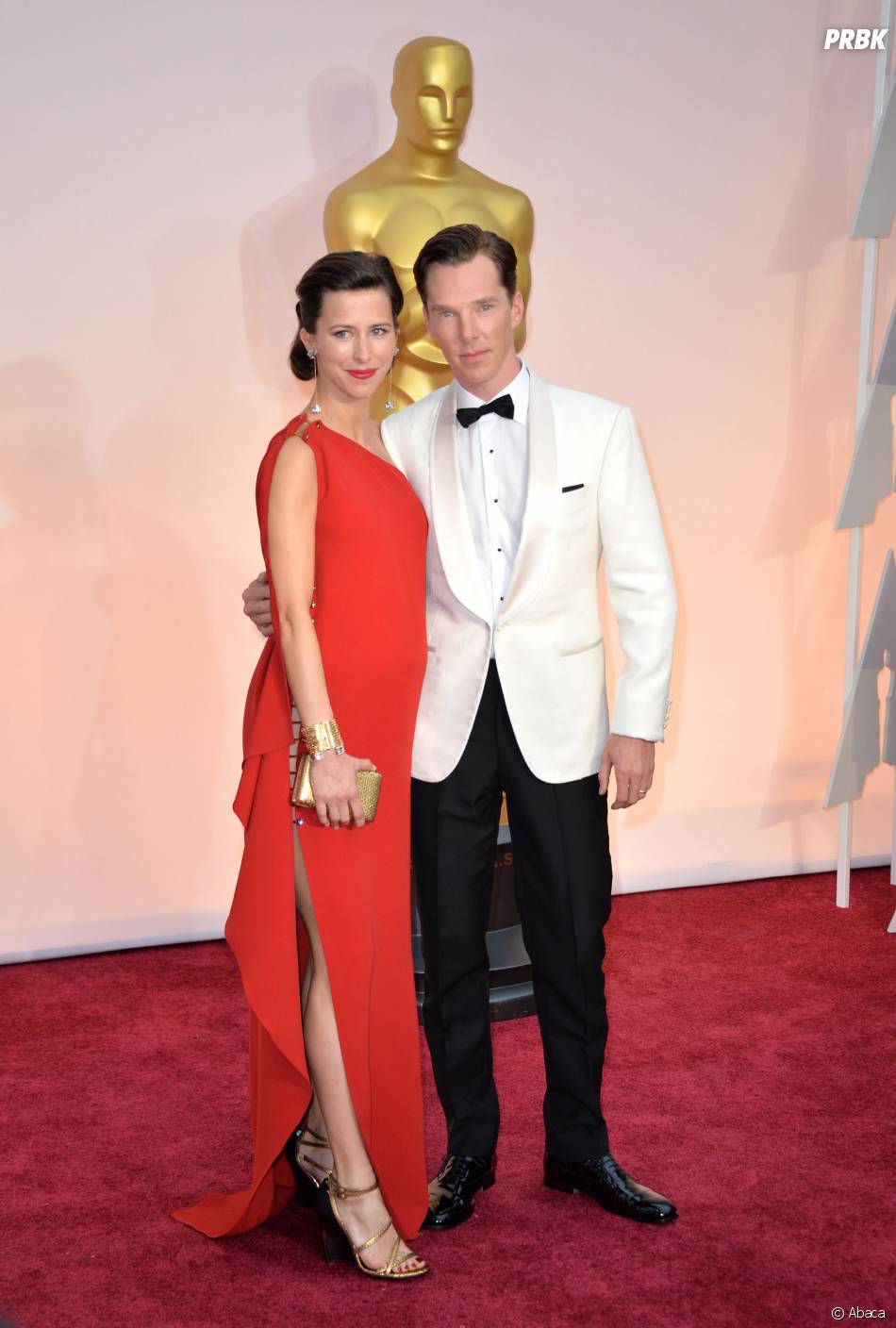 Benedict Cumberbatch et sa compagne sur le tapis rouge des Oscars, le ...