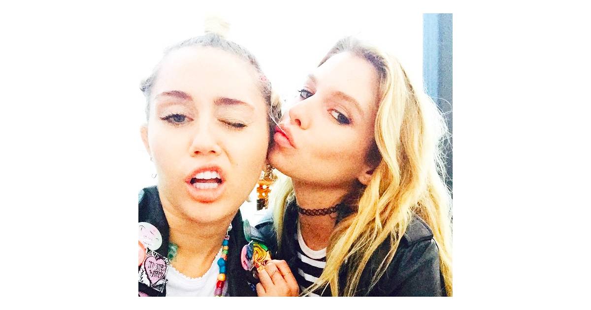 Miley Cyrus et Stella Maxwell complices sur Instagram en juin 2015 ...