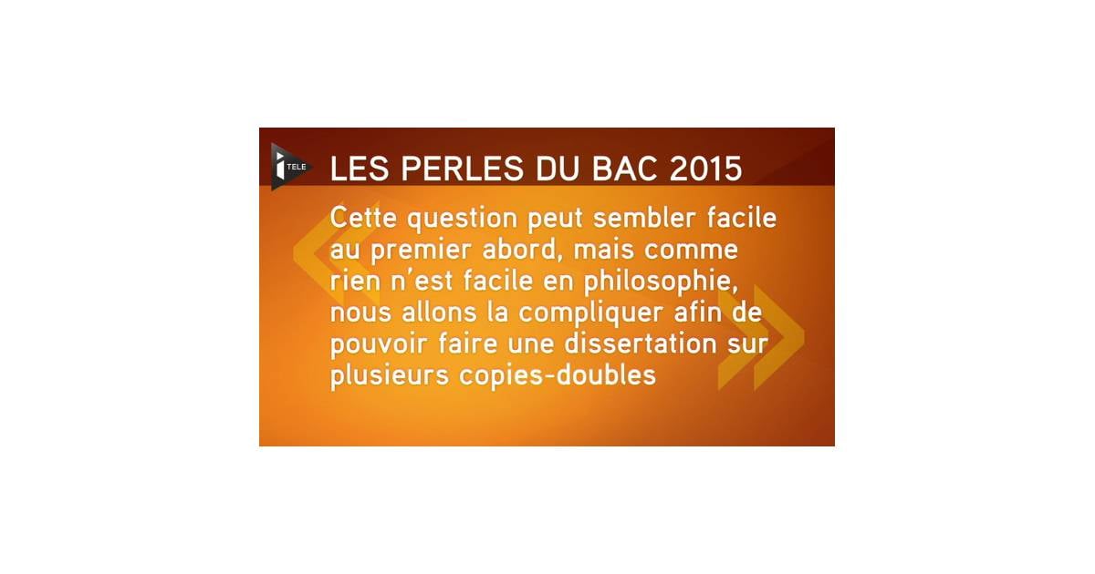 Bac 2015 : les perles dévoilées, fou rire assuré - Purebreak