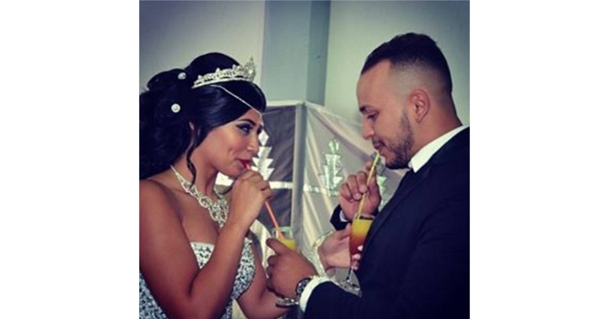Jessica Da Silva (Les Anges 7) lors de son mariage avec Zack - Purebreak