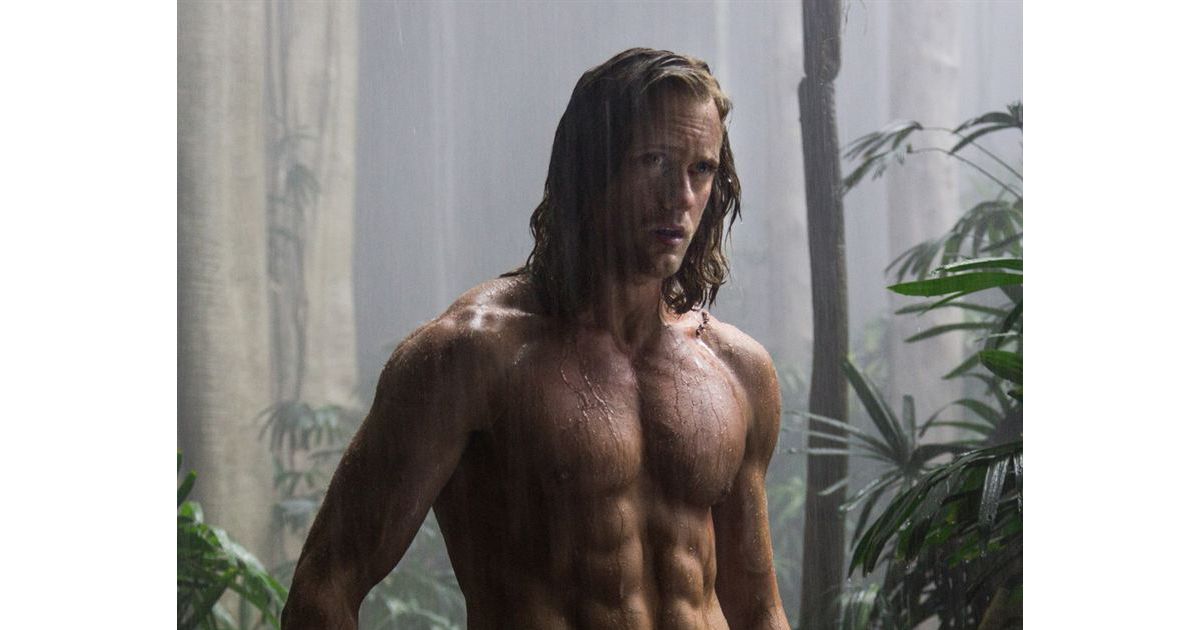 Alexander Skarskard très musclé dans Tarzan - Purebreak