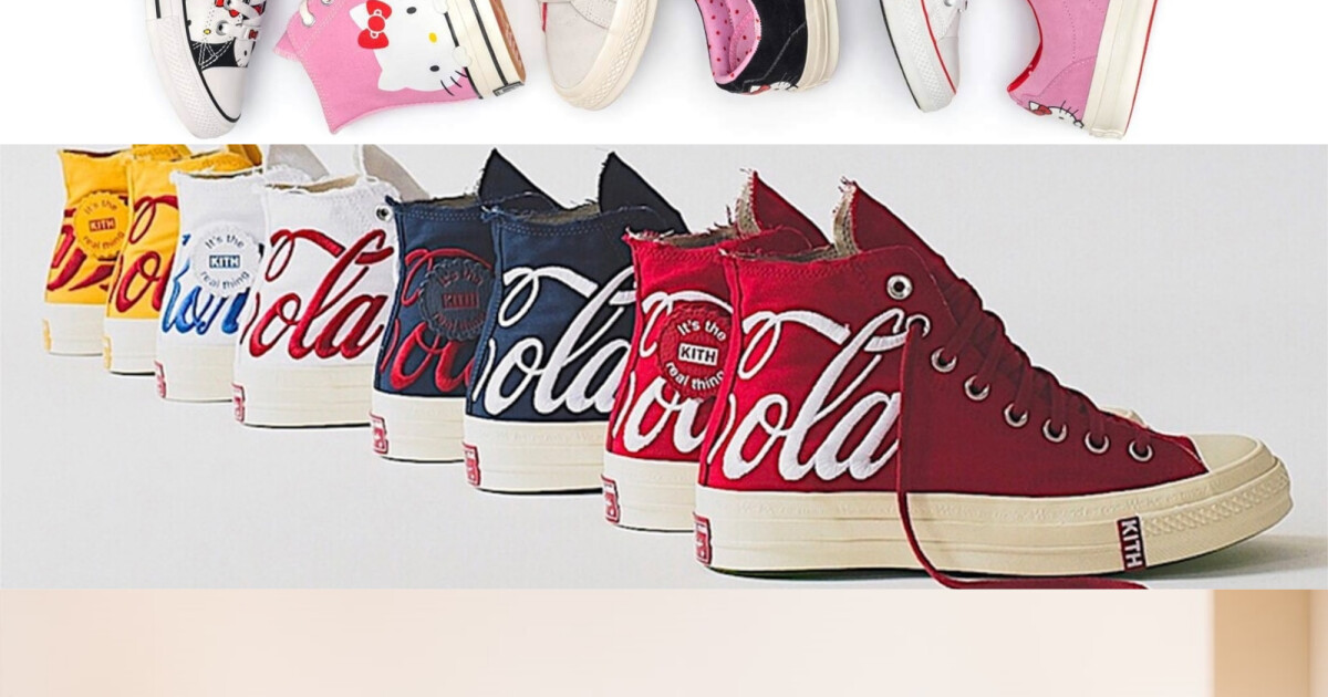 Converse : Hello Kitty, Coca-Cola et JW Anderson, les trois collabs ...