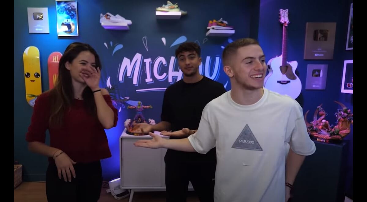 Vidéo : Michou sort sa vidéo avec Elsa et Inoxtag intitulée "QUI ME ...