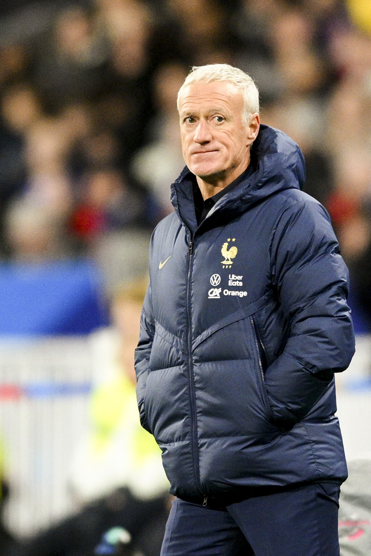 Photo : Didier Deschamps, entraineur et sélectionneur de l'équipe de France - Match de ...