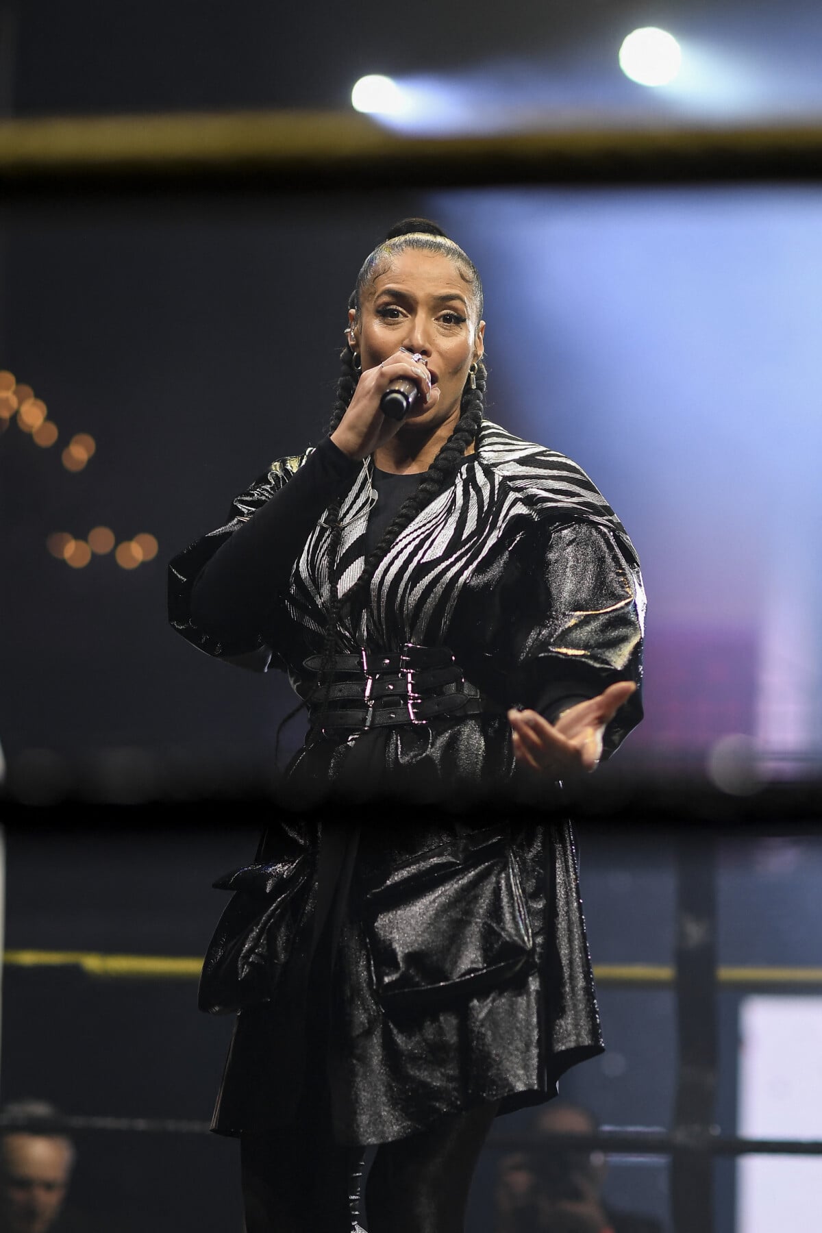 Photo : Zaho - Combat d’Estelle Mossely contre la Malawite Anisha ...