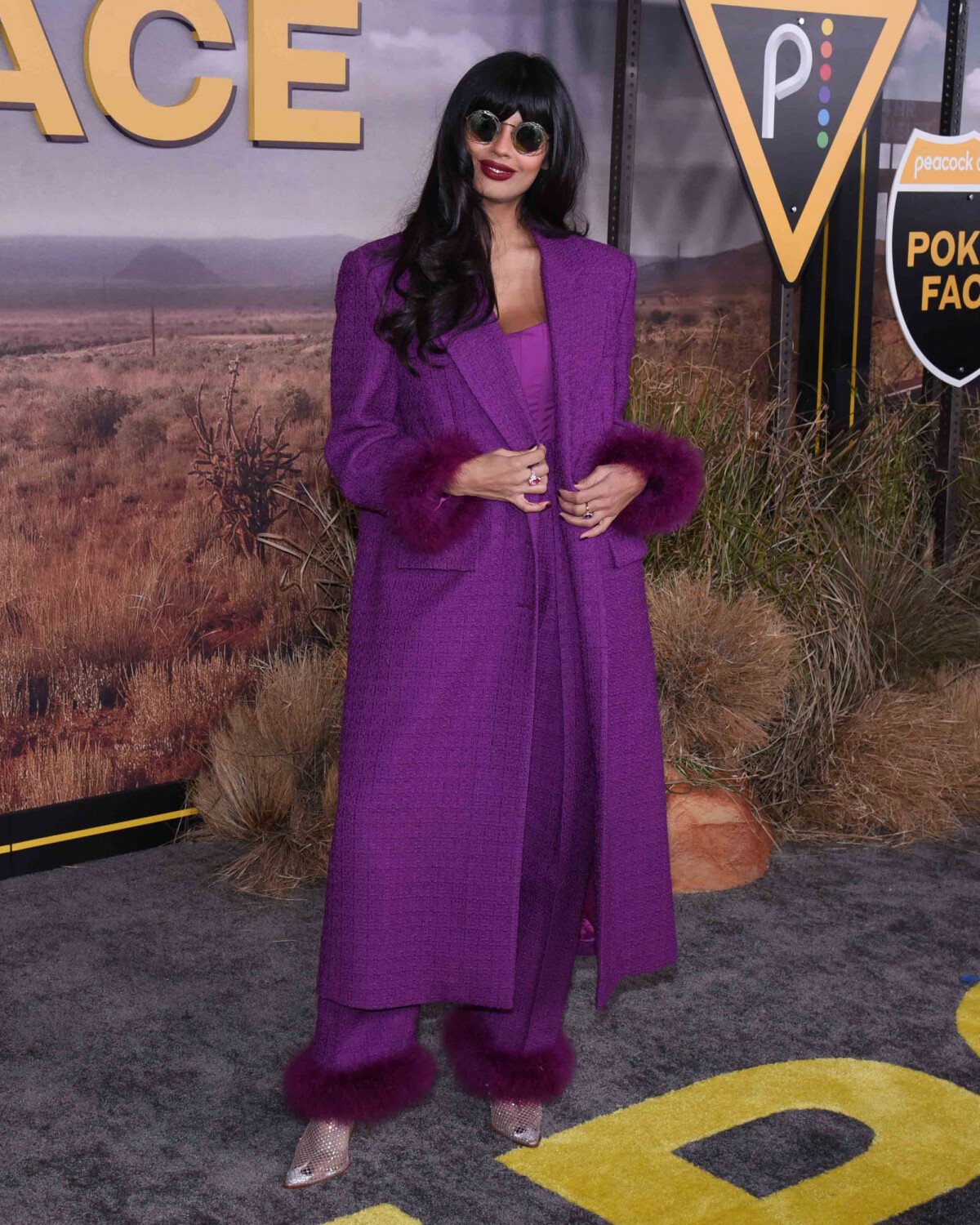Photo : Jameela Jamil à la première du film "Poker Face" à Los Angeles ...