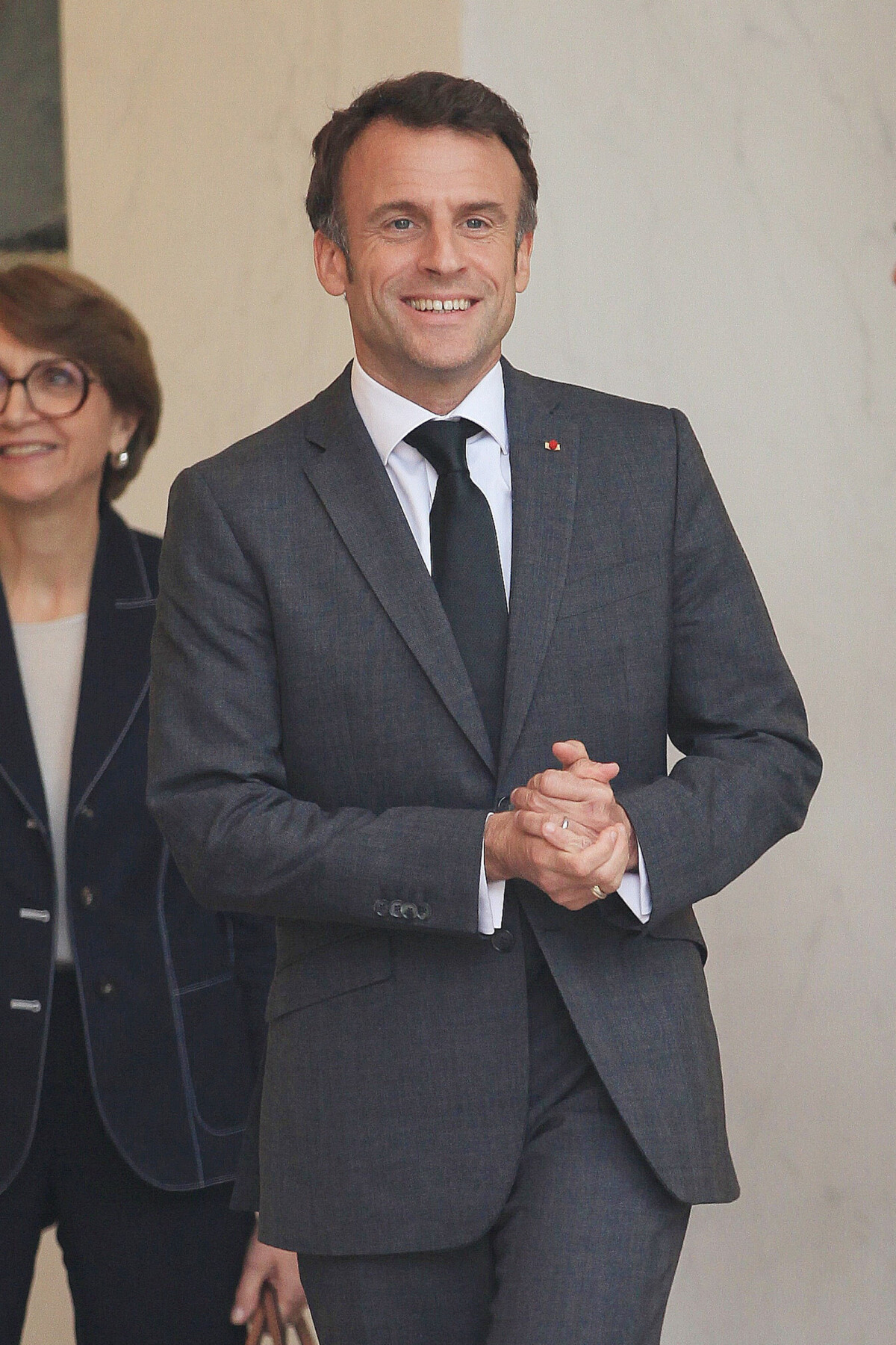 Photo : Le président Emmanuel Macron reçoit Mohammed ben Zayed Al ...