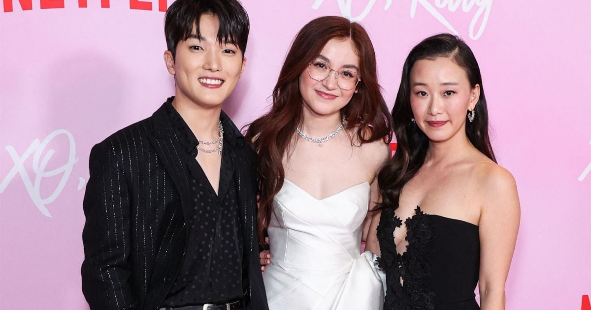 Minyeong Choi, Anna Cathcart, Gia Kim à la première de la série XO ...