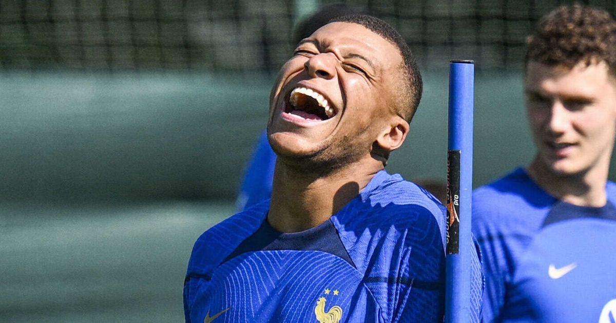 Kylian Mbappé - Entraînement de l'équipe de France de football à ...
