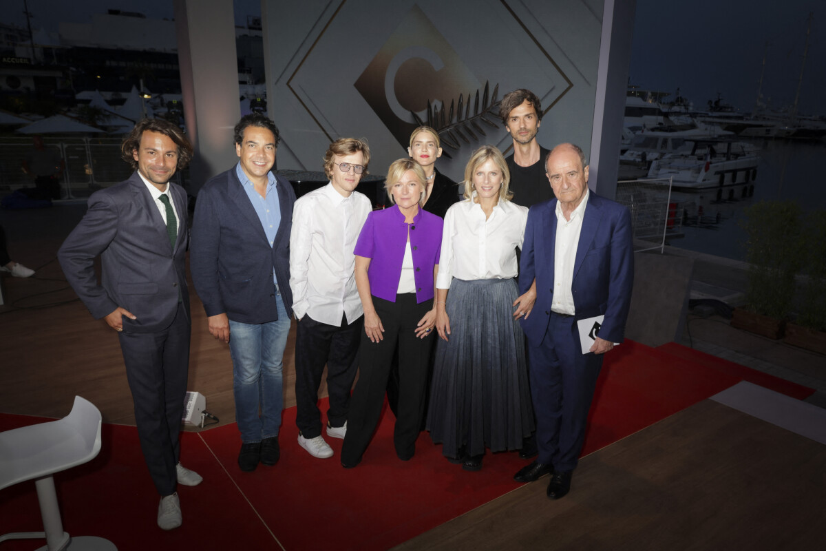 Photo : Exclusif - Bertrand Chameroy, Patrick Cohen, Alex Lutz, Anne-Elisabeth Lemoine, Alice ...