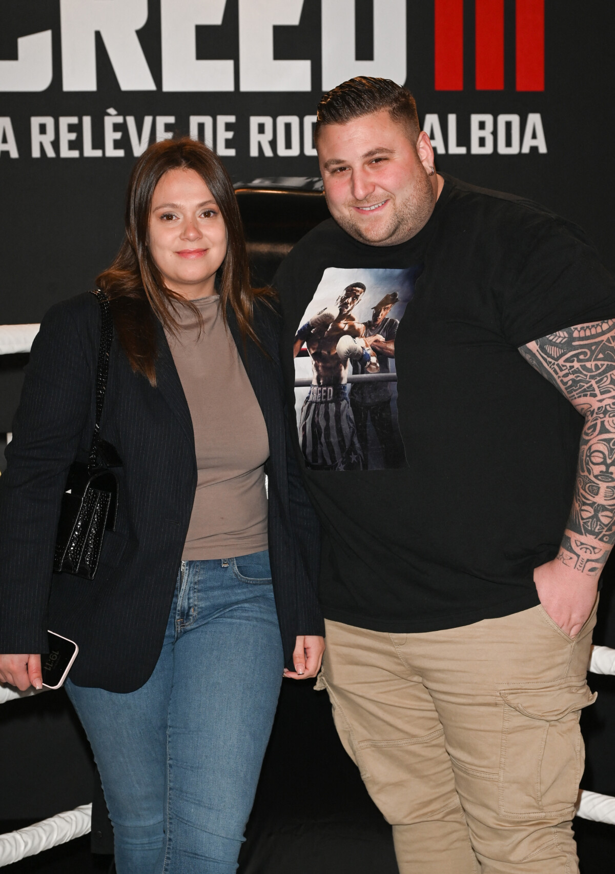 Photo : Nico et Daniella Capone - Première du film "Creed III" au ...