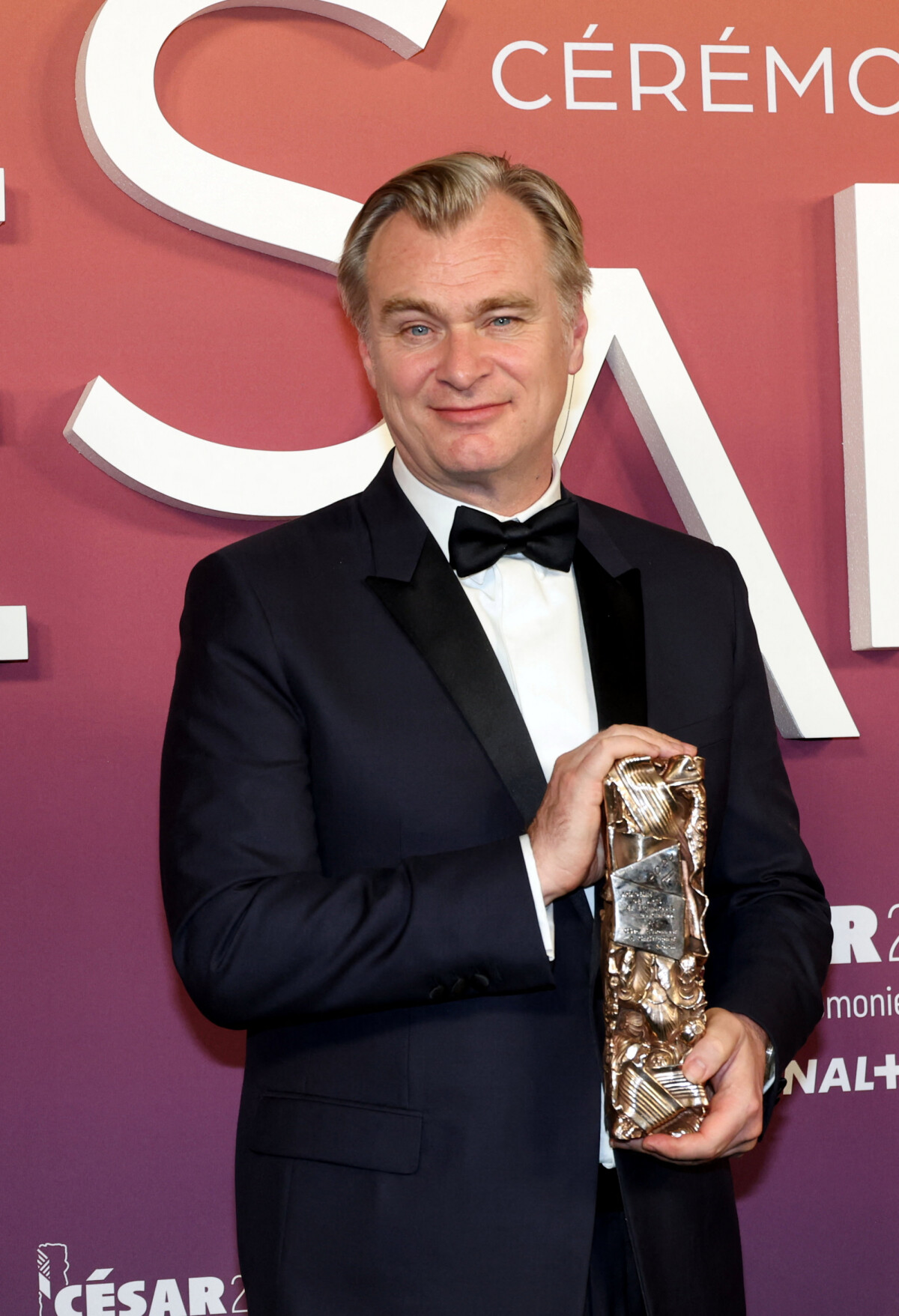 Photo : Christopher Nolan (César d'Honneur) - Photocall des lauréats (press room) lors de la ...