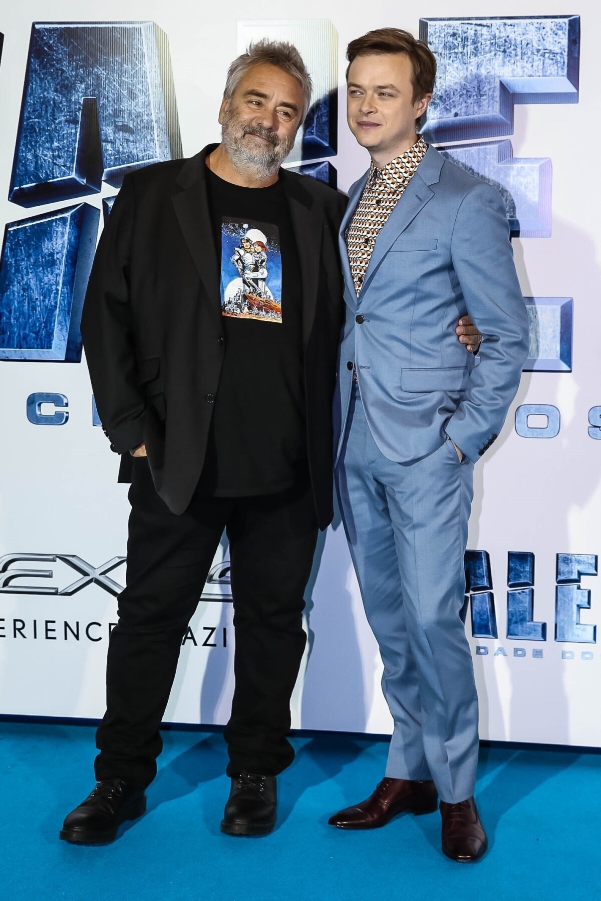 Photo : Luc Besson et Dane DeHaan à la première de Valérian et la Cité ...