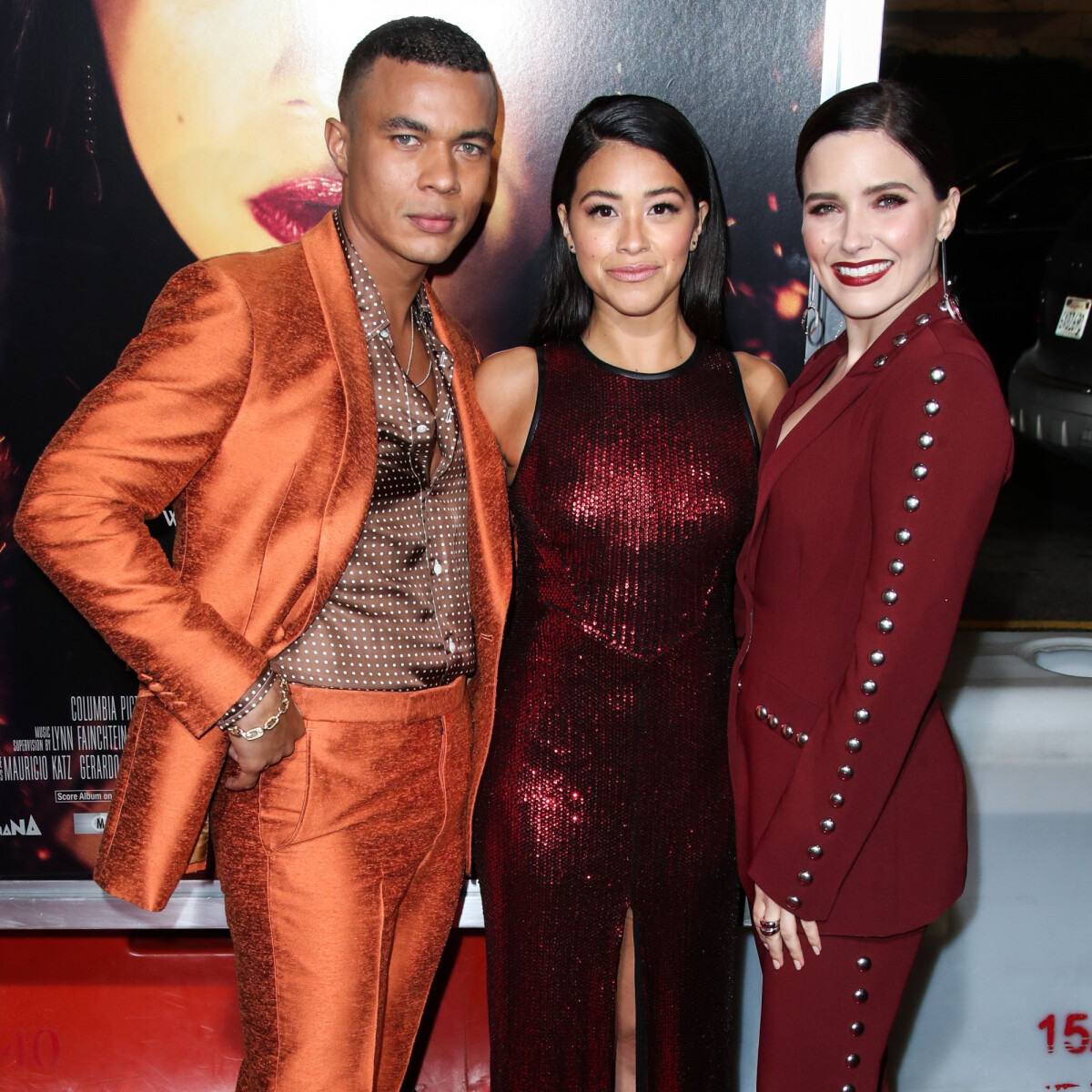 Photo : Ismael Cruz Cordova, Gina Rodriguez, Sophia Bush - Première du ...