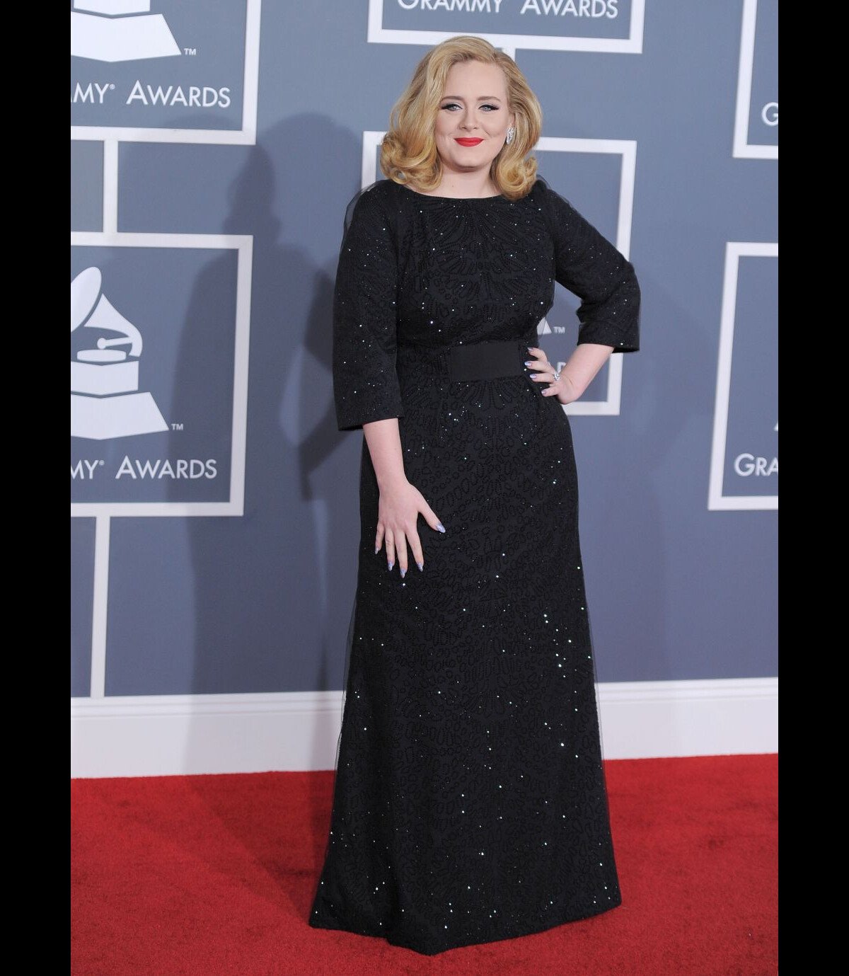 Photo : Adele méconnaissable aux Grammys Awards 2012 - PureBreak