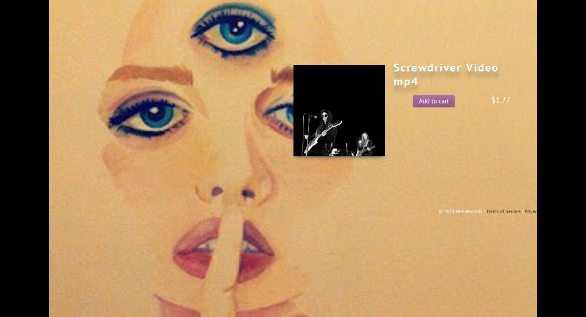 Photo : Le clip Screwdriver de Prince est visionnable sur son site en ...