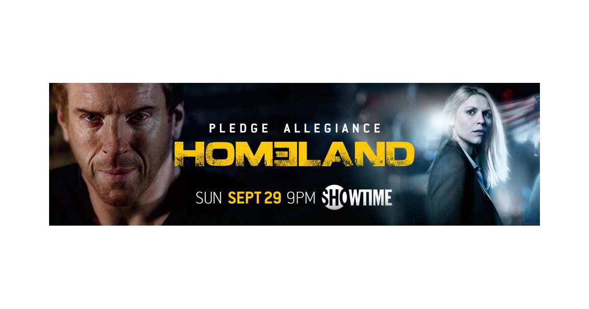 Homeland saison 3 : Claire Danes et Damian Lewis sur une bannière ...