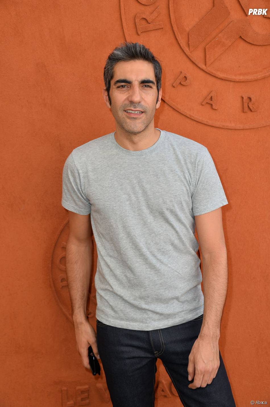 Ary Abittan au Village de Roland Garros le 5 juin 2015 - Purebreak