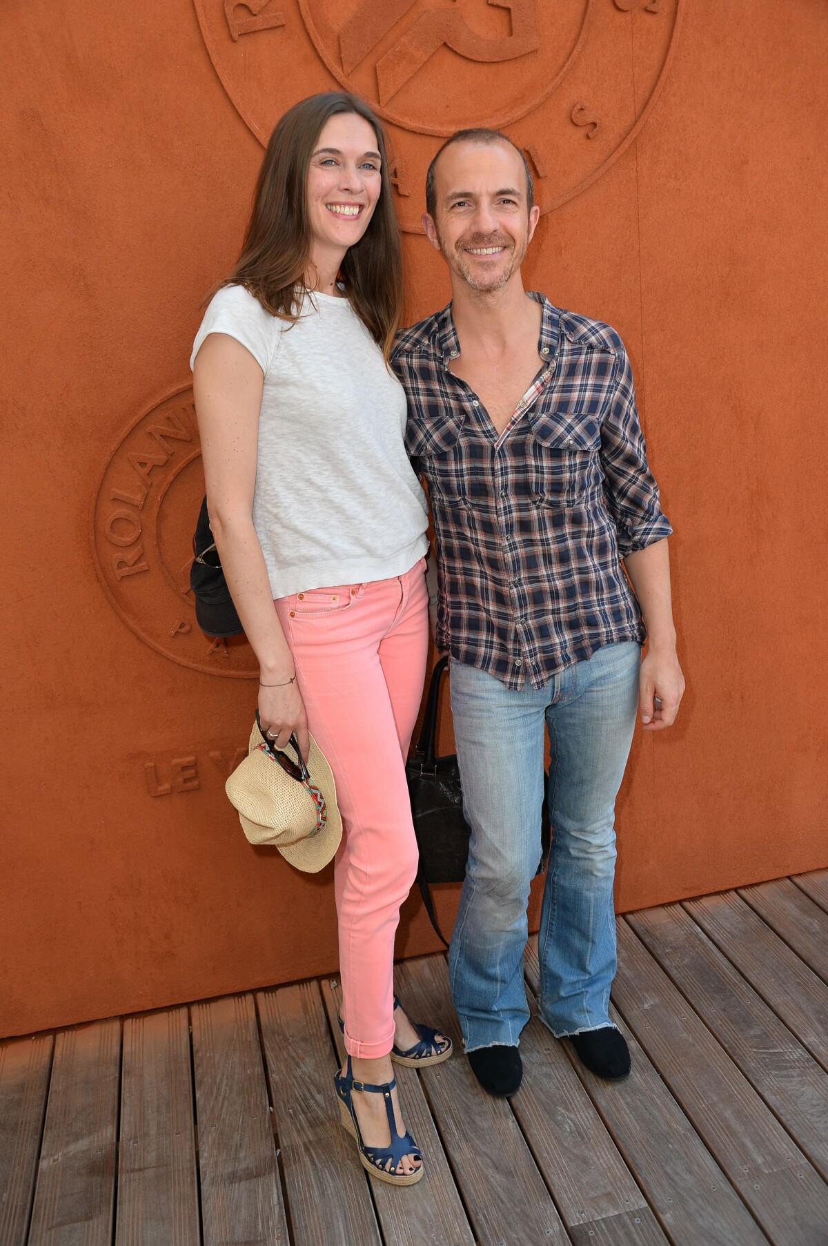 Photo : Calogero et sa compagne au Village de Roland Garros le 5 juin ...