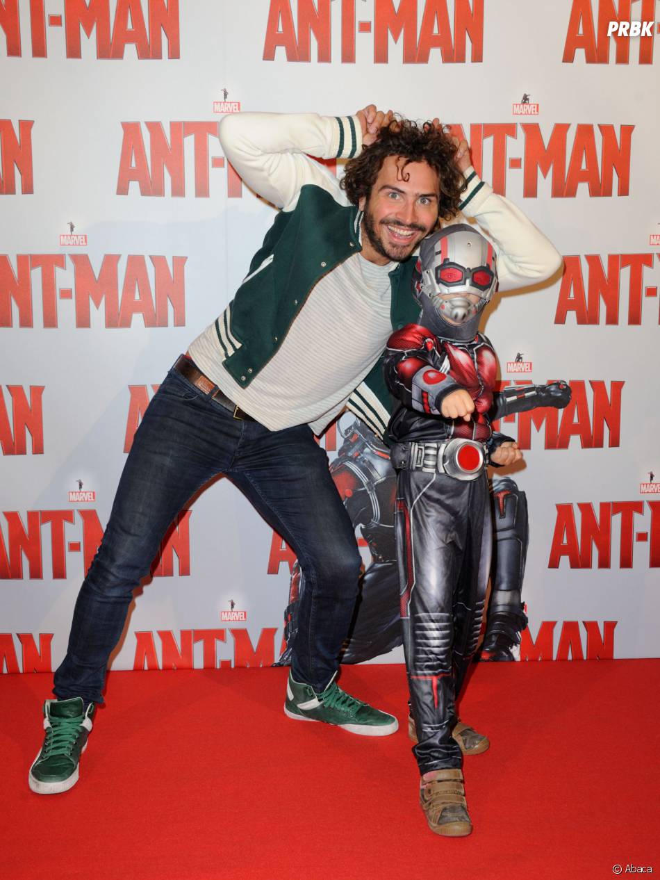 Maxime Musqua à l'avant-première d'Ant-Man au Grand Rex de Paris, le 9 ...