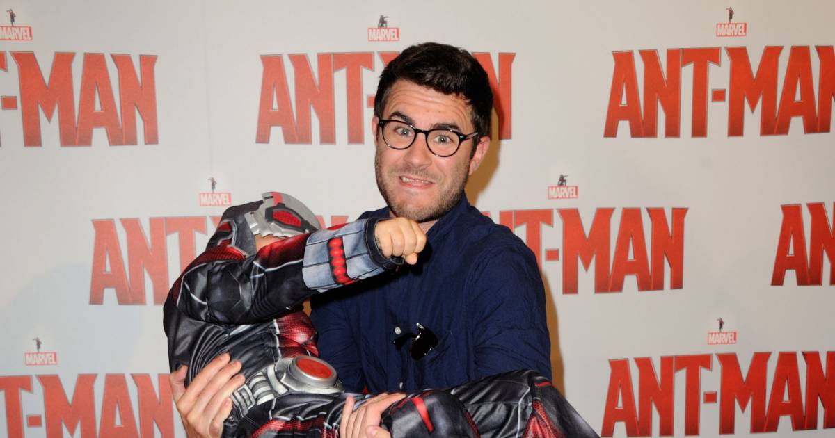 Cyprien à l'avant-première d'Ant-Man au Grand Rex de Paris, le 9 ...