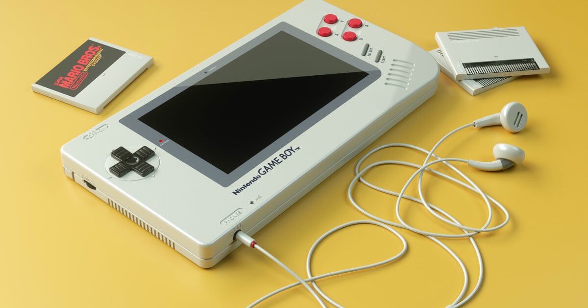 Game Boy 1UP : un graphiste imagine la Game Boy du futur... et elle est ...