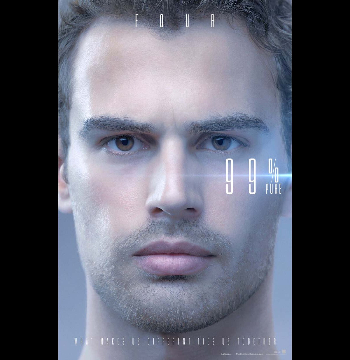 Photo : Divergente 3 : Theo James (Quatre) sur une affiche - PureBreak