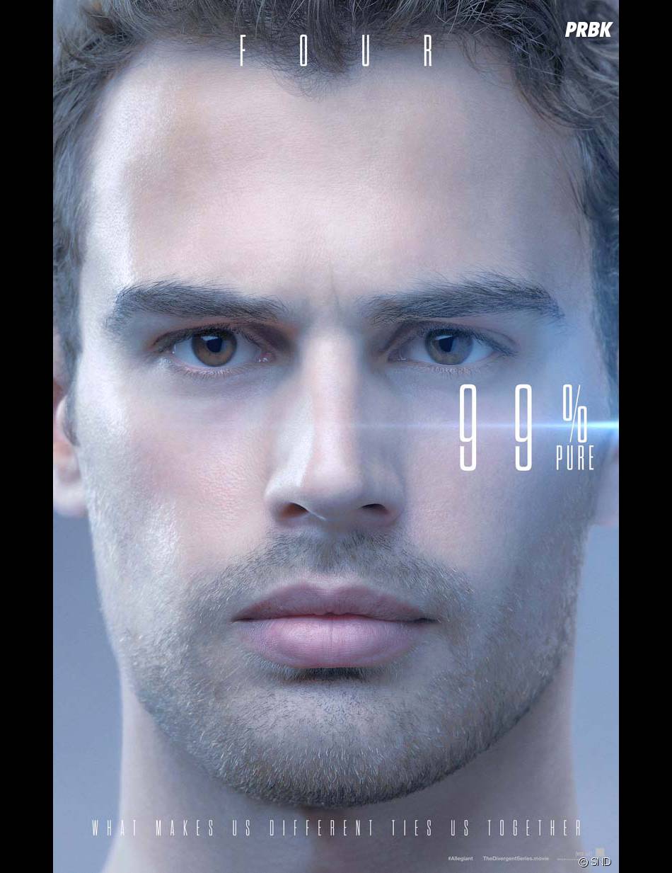 Divergente 3 : Theo James (Quatre) sur une affiche - Purebreak