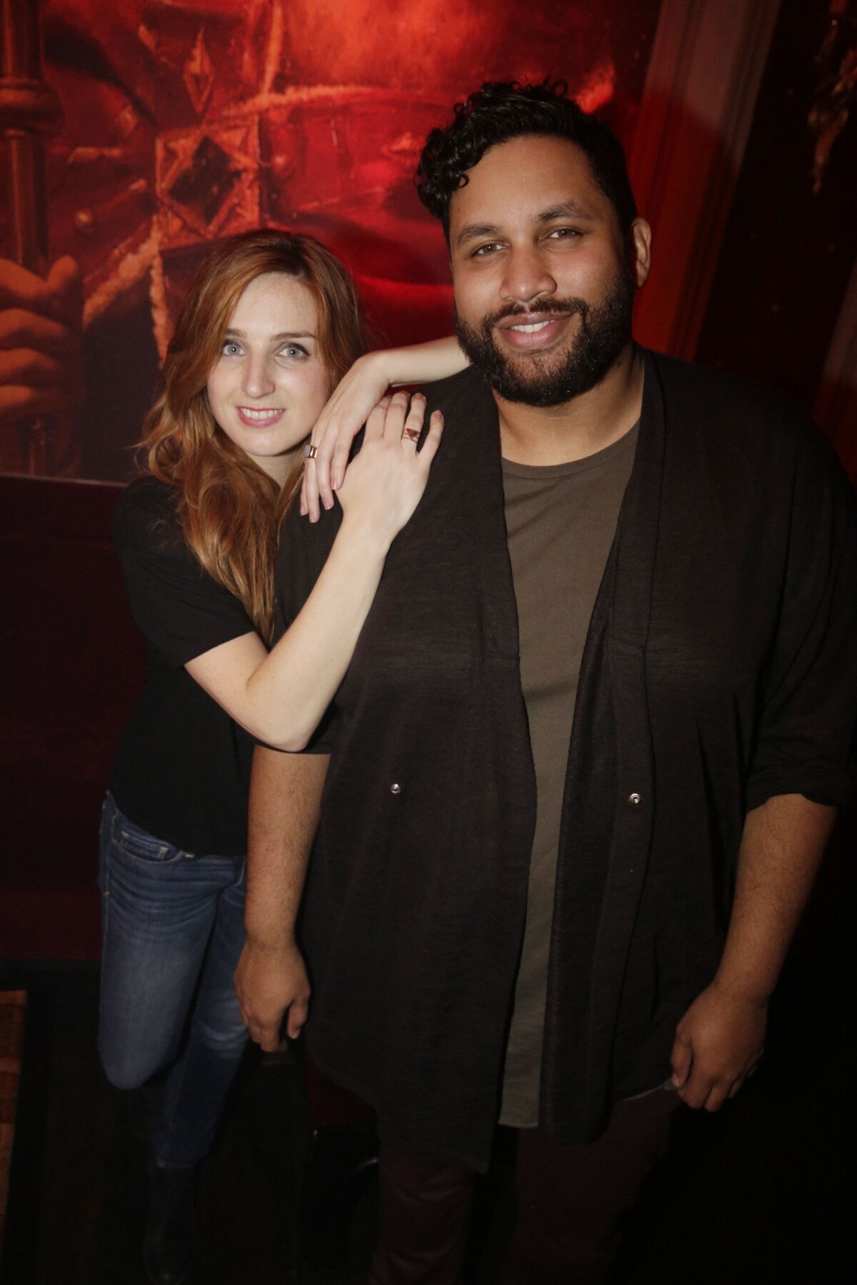 Photo : Alison Wheeler et Kevin Razy à la soiree Les Interdites ...