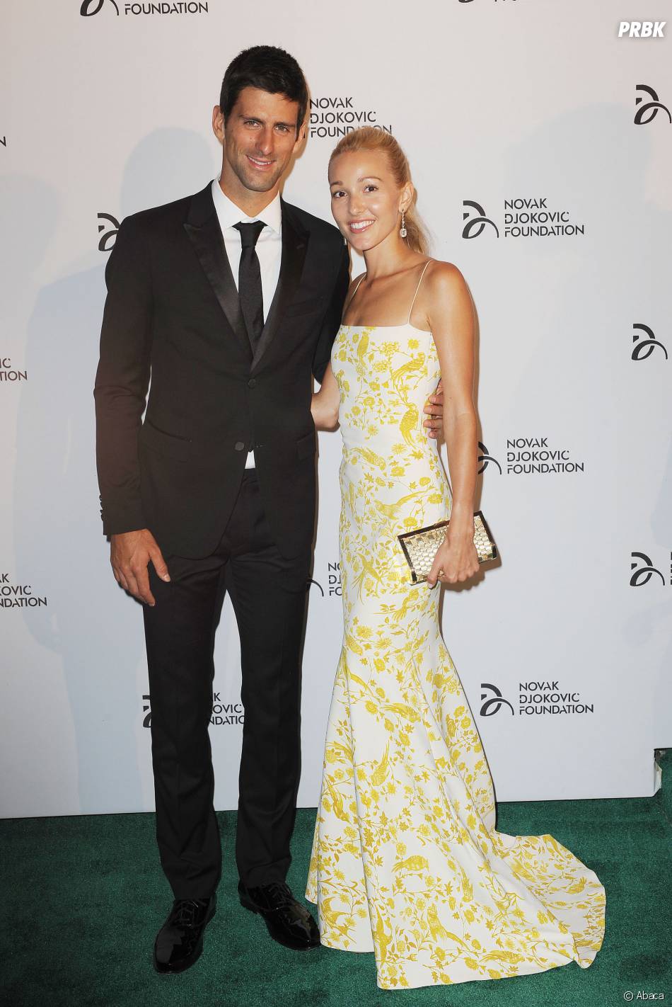 Novak Djokovic et sa femme Jelena Ristic lors d'une soirée - Purebreak Novak Djokovic et sa femme Jelena Ristic lors d'une soirée - Purebreak