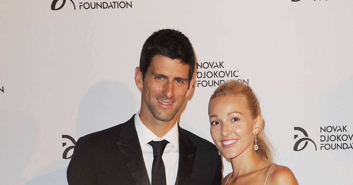 Novak Djokovic et sa femme Jelena Ristic lors d'une soirée - Purebreak Novak Djokovic et sa femme Jelena Ristic lors d'une soirée - Purebreak