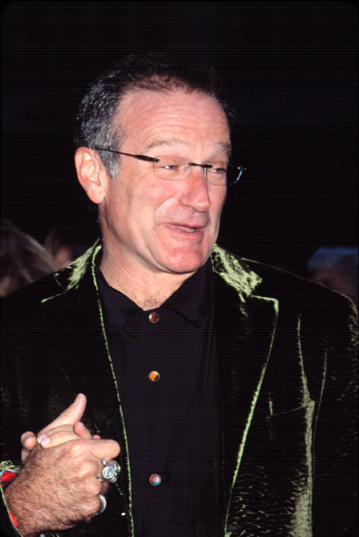 Photo : Robin Williams lors de la première du film Harry Potter à l ...