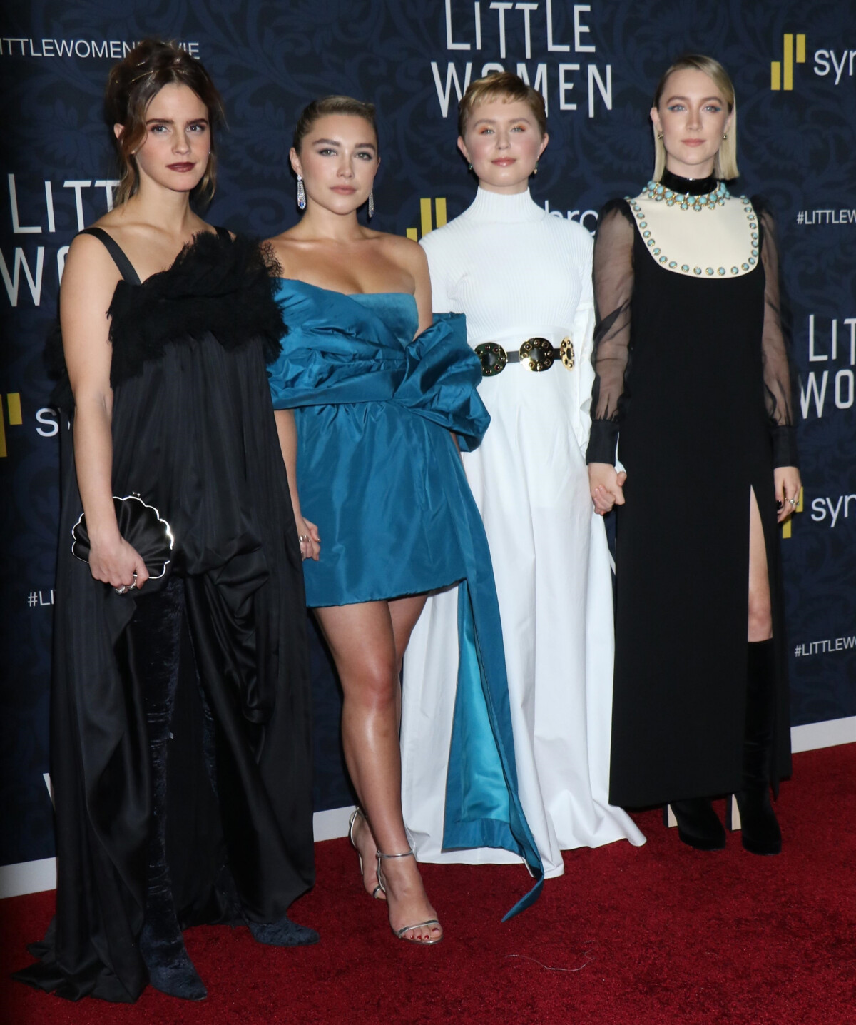 Photo : Emma Watson, Saorise Ronan, Florence Pugh, Eliza Scanlan à la ...