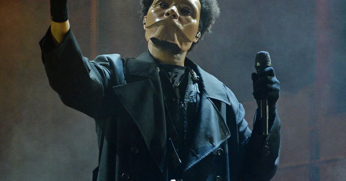 The Weeknd en concert au Hard Rock Stadium de Miami, le 6 août 2022 ...