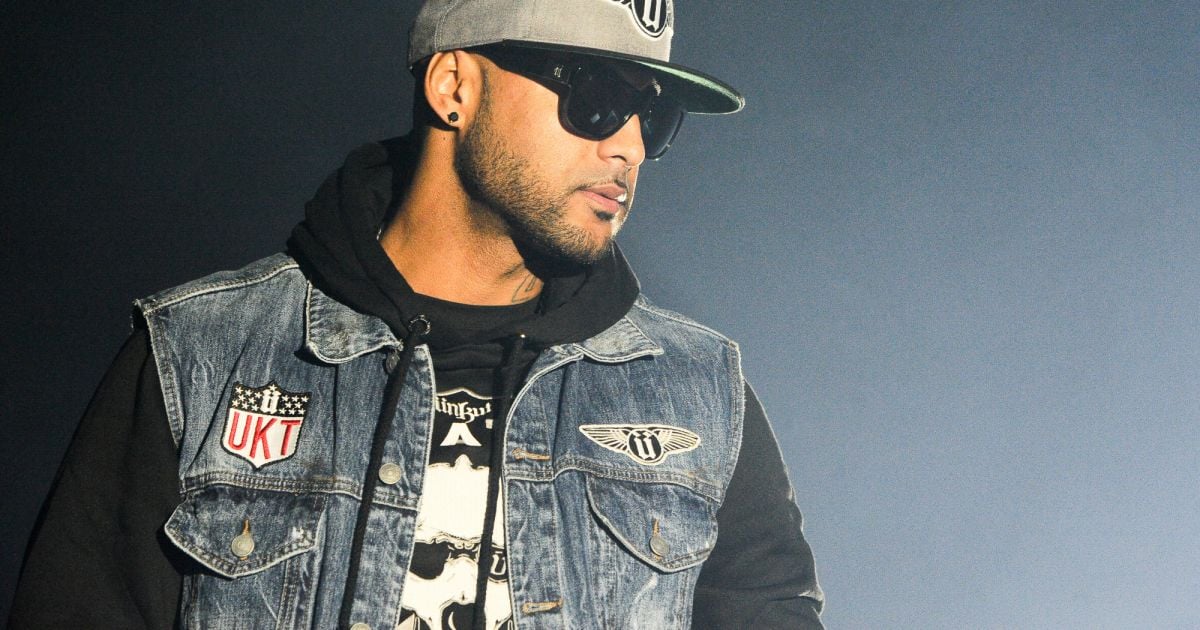 Le rappeur Booba en concert au Zénith de Paris en 2007. © Patrick ...