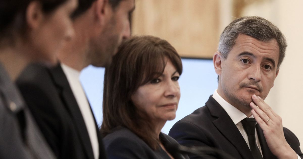 Gérald Darmanin, ministre de l’Intérieur et des Outre-mer, Amélie Oudéa ...