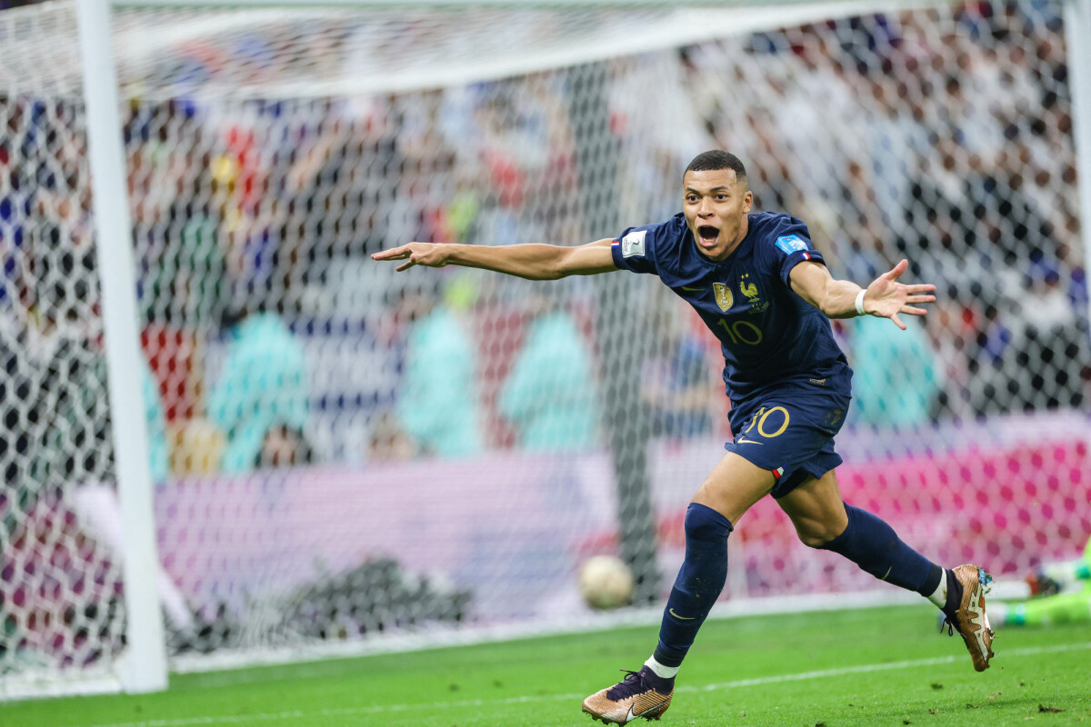 Photo : Kylian Mbappé - Match "France - Argentine (3-3 - tab 2-4)" en finale de la Coupe du ...