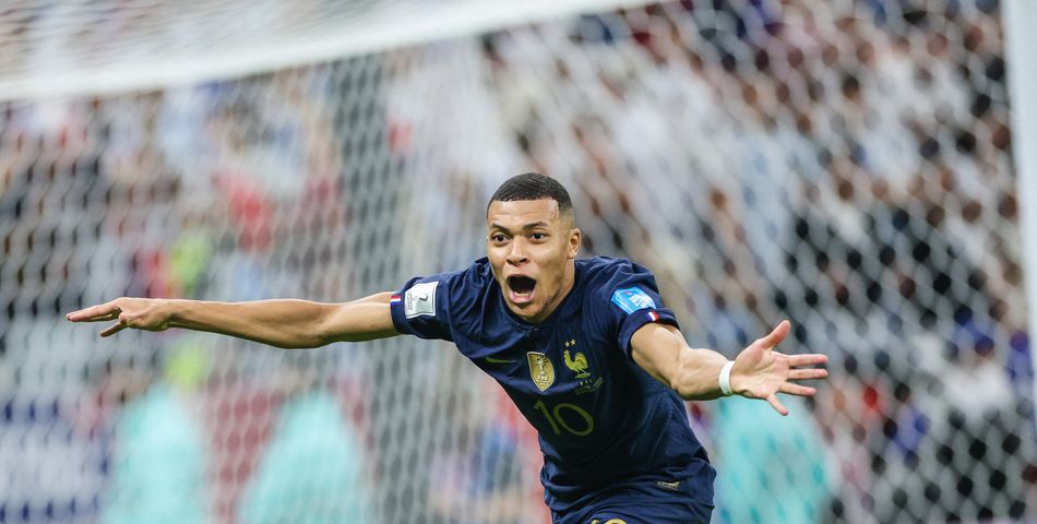 Kylian Mbappé - Match France - Argentine (3-3 - tab 2-4) en finale de la Coupe du Monde 2022 au ...