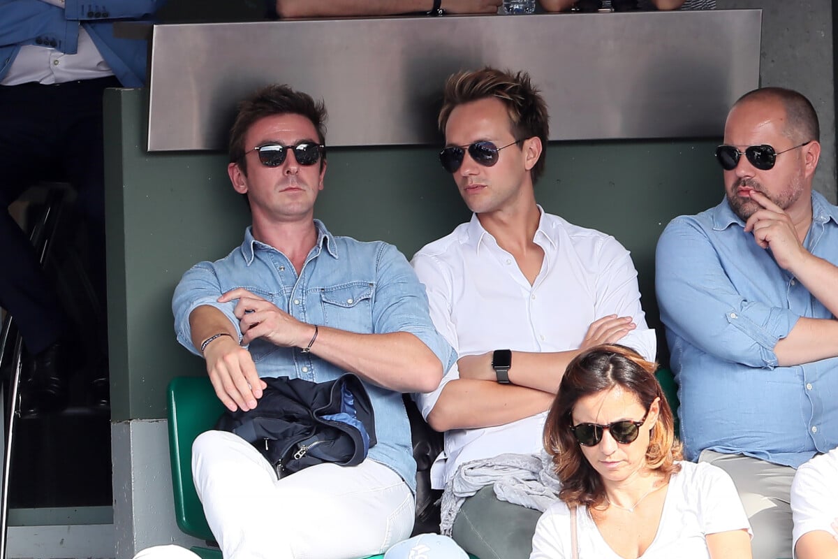 Photo : Cyril Féraud dans les tribunes des internationaux de tennis de ...