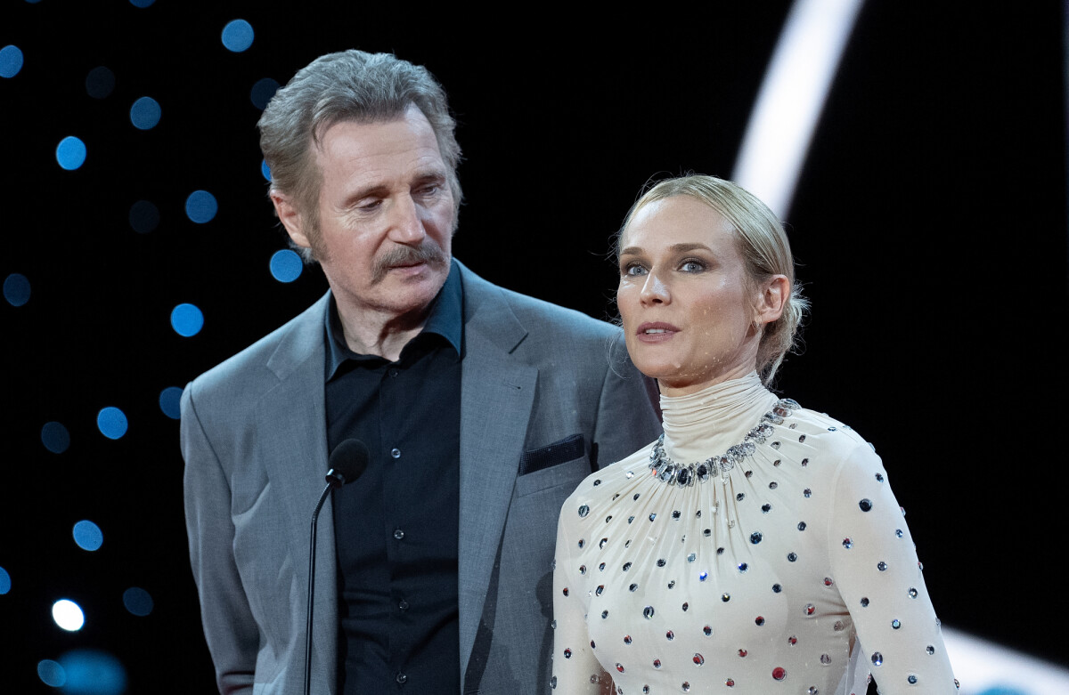 Photo : Diane Kriger, Liam Neeson 70th SSIFF closing ceremony. San ...