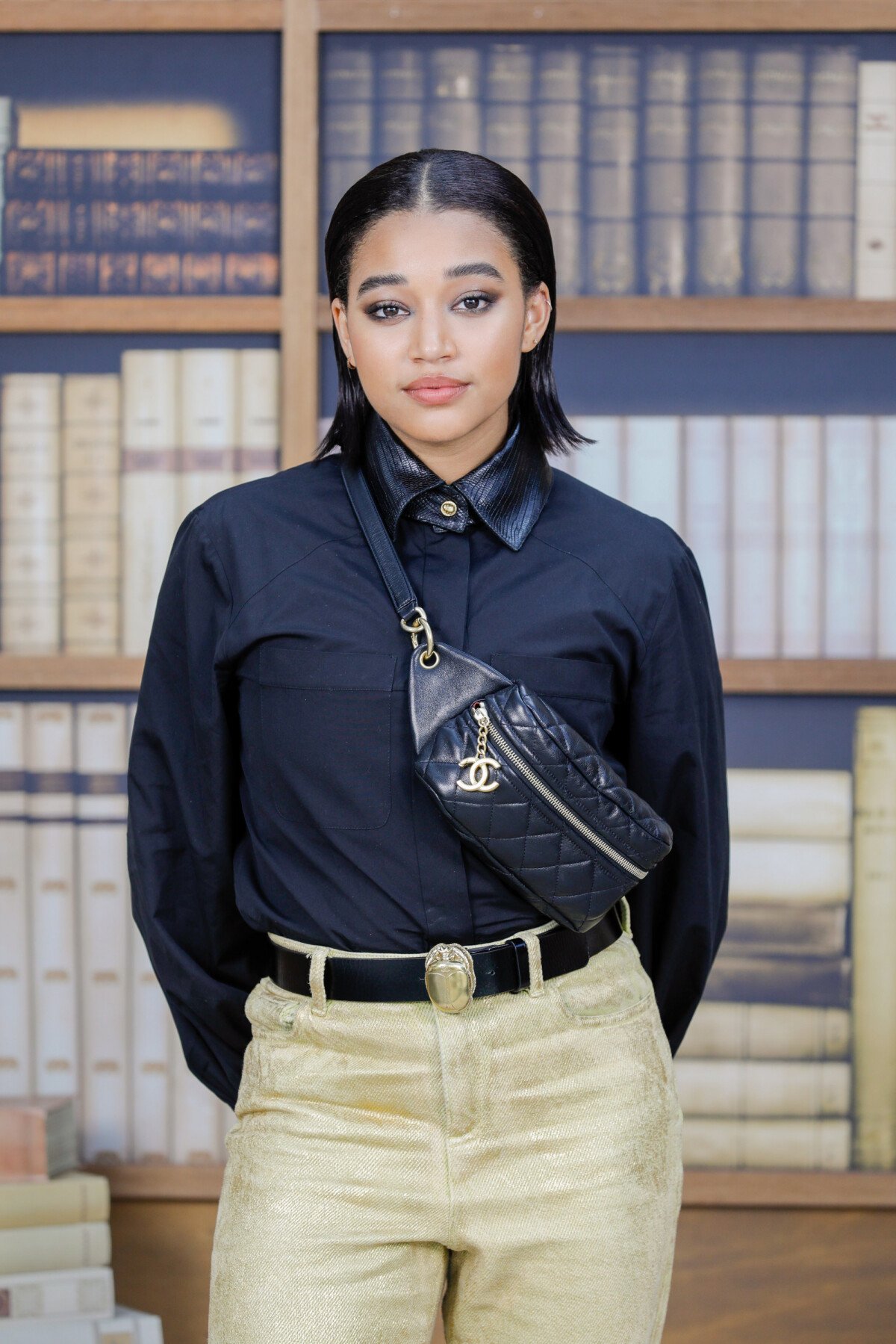 Photo : Amandla Stenberg - Photocall du 2ème défilé de mode Haute ...
