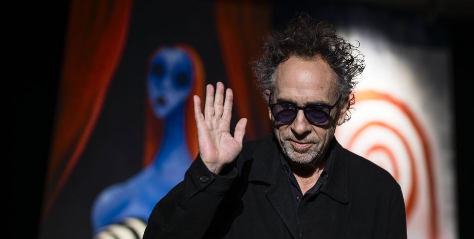 Tim Burton The American filmmaker Tim Burton gestures during a press ...