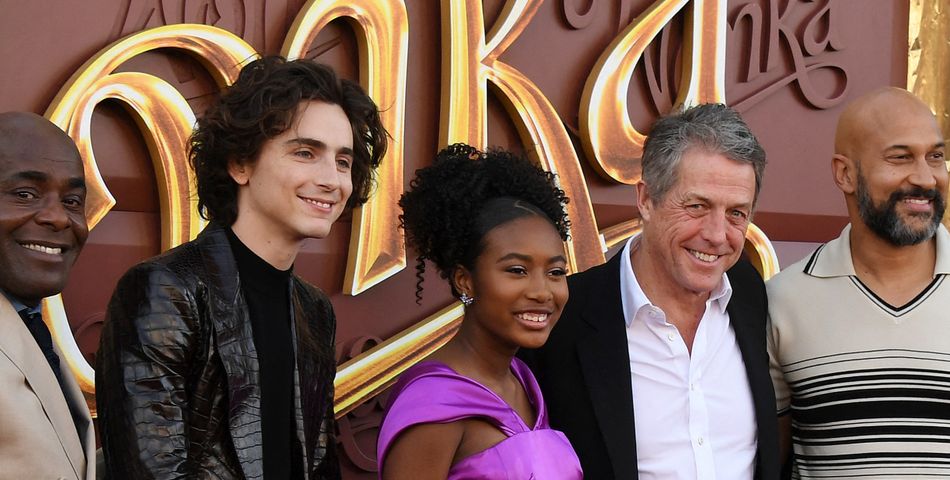 Paterson Joseph, Timothée Chalamet, Calah Lane, Hugh Grant, Keegan ...