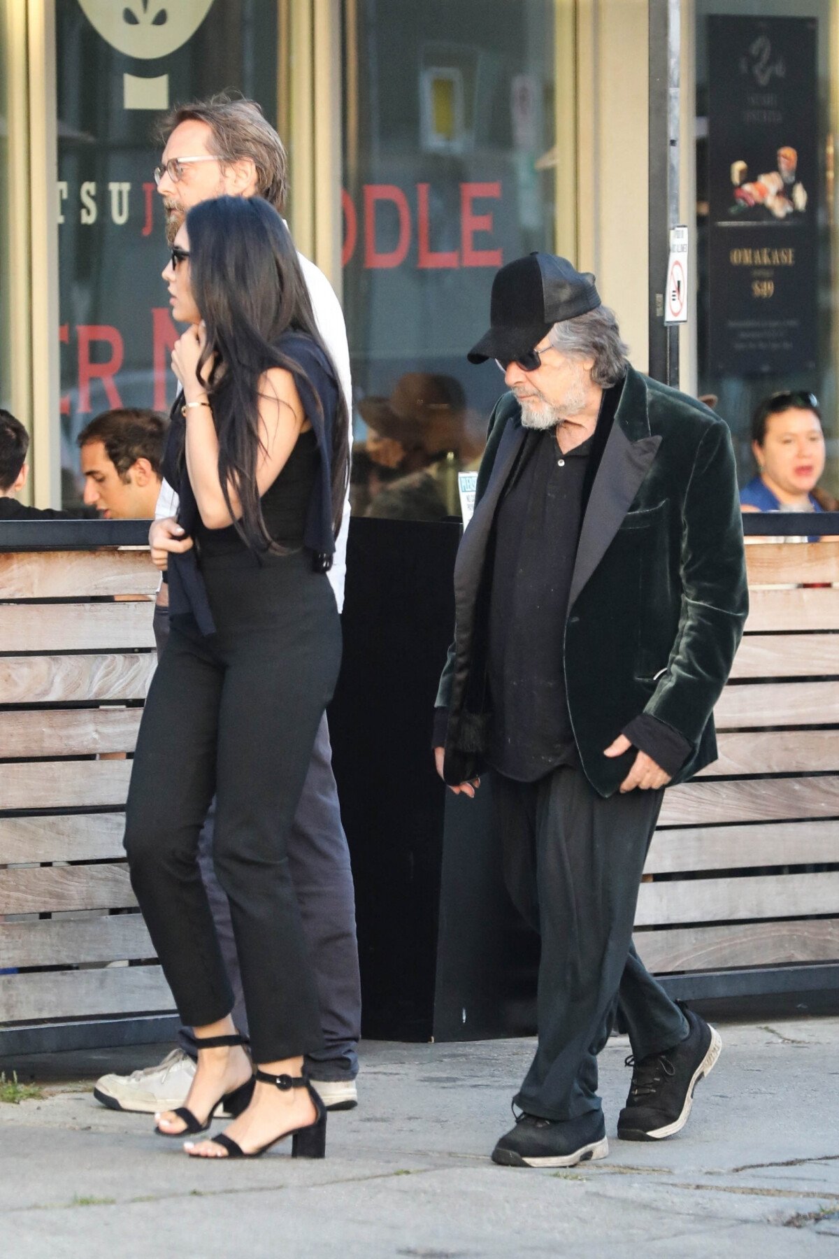 Photo : Al Pacino et Noor Alfallah à Westwood. - PureBreak