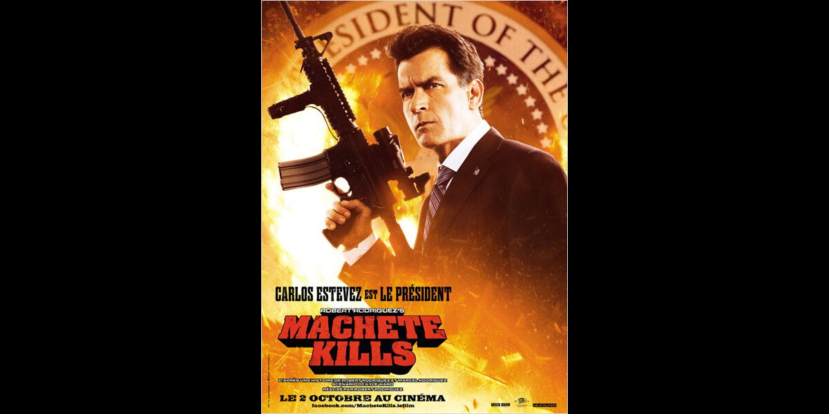 Photo : Machete Kills : Charlie Sheen, aka Carlos Estevez, dans le peau ...